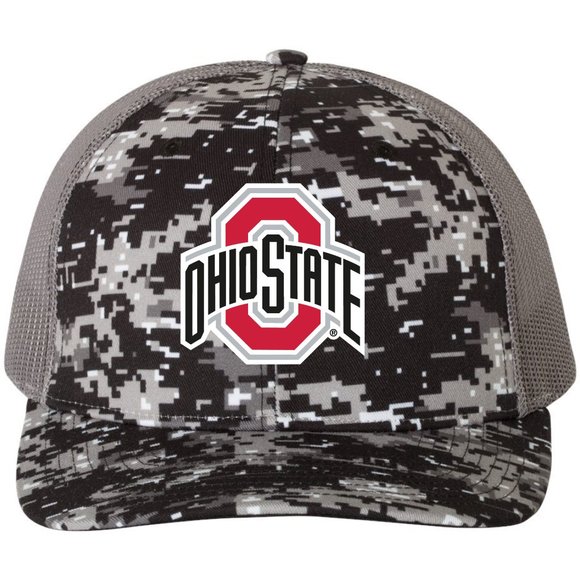 Nike | Accessories | Ohio State Buckeyes 3d Patterned Snapback Trucker ...